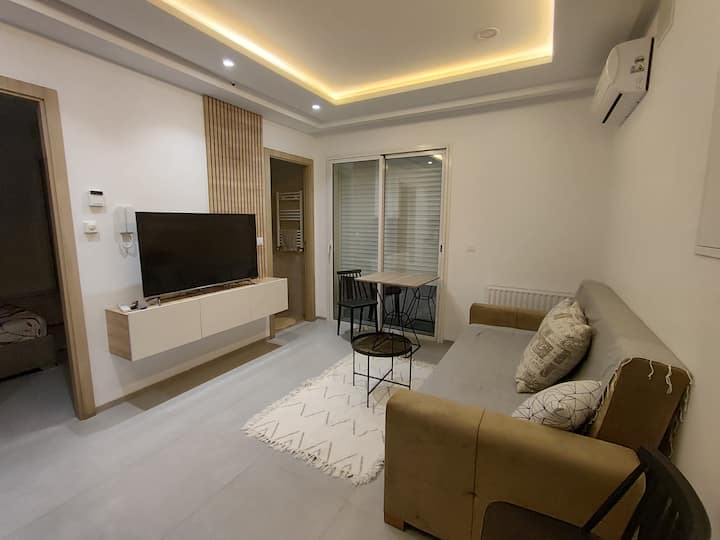 Cosy S+1 Avec Vue Partielle Sur Mer - Family Only - Nabeul