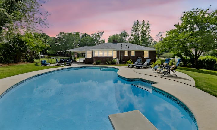 Private Pool Retreat • Fire Pit • Near Usc & Zoo - Riverbanks Zoo & Garden