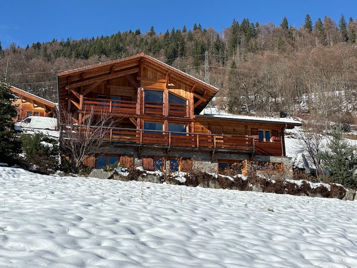 Chalet Luxe Face Au Mont Blanc - Sallanches