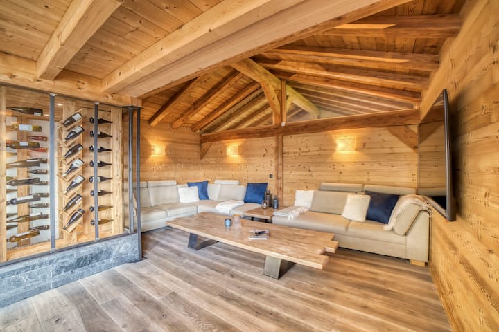 Chalet• Sauna&hammam&jacuzzi&bain Nordique• Megeve - Sallanches
