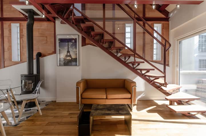 Cosy Luxury Tour Eiffel Duplex Doubles Terraces - Asnières-sur-Seine