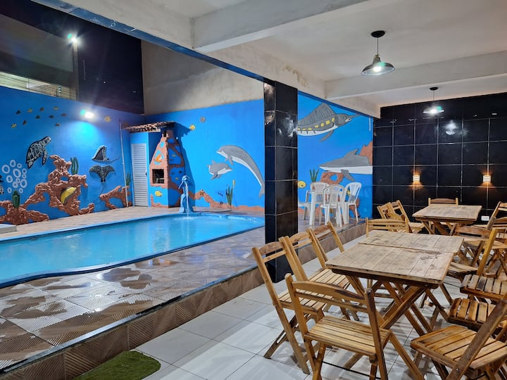 Aluguel Casa Amarela Com Piscina - Maragogi