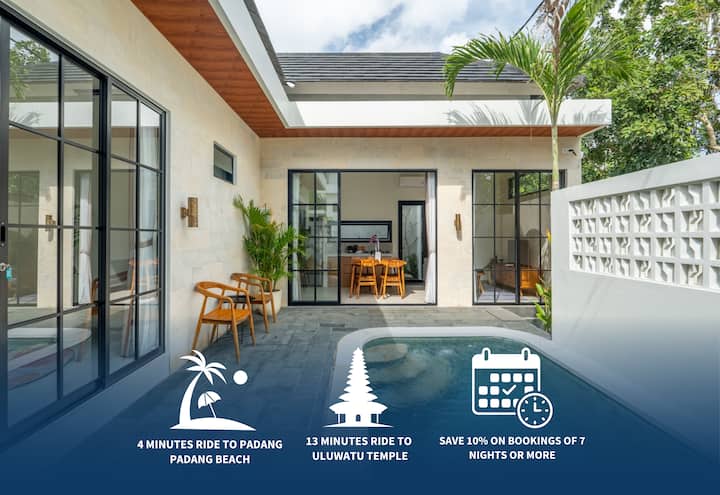 Modern Poolside Villa Close To Padang Padang Beach - Uluwatu
