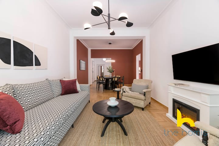 Grand 3-bdr, 2,5 Bath In Kipseli W/ Fireplace! - Athens