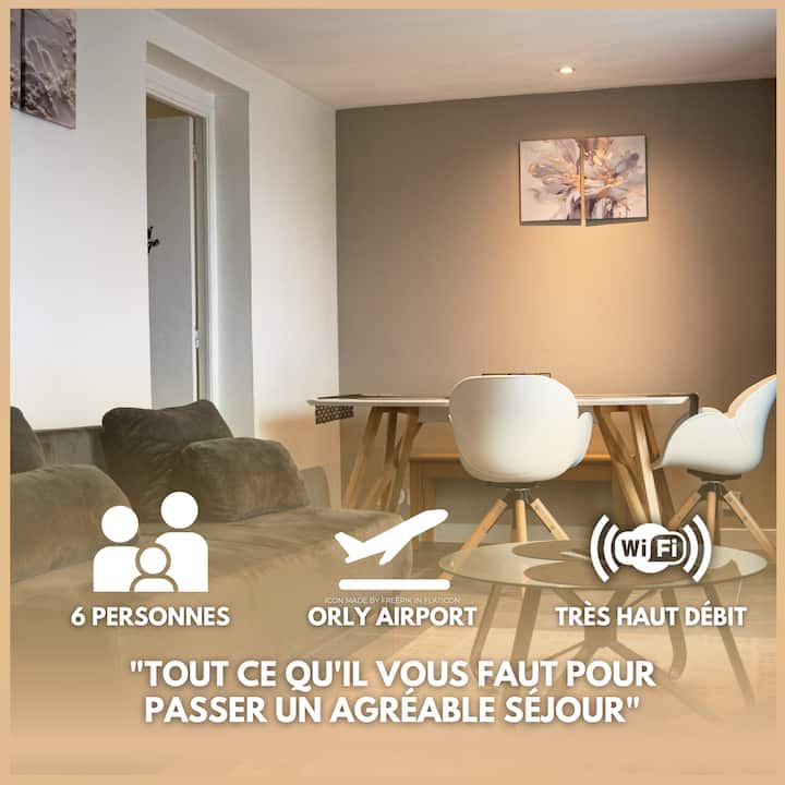 Maisonnette • Aéroport Orly • Calme • 6 Personnes - Paray-Vieille-Poste