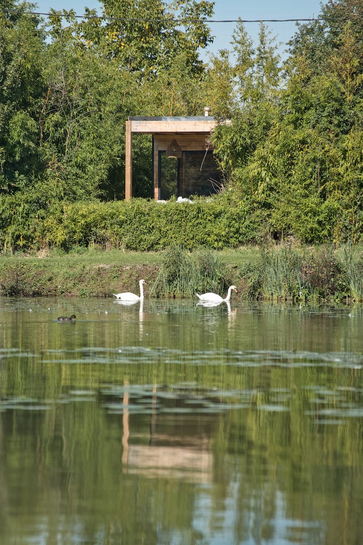 Lodge De Luxe & Bain Nordique Au Bord Du Canal - Loiret