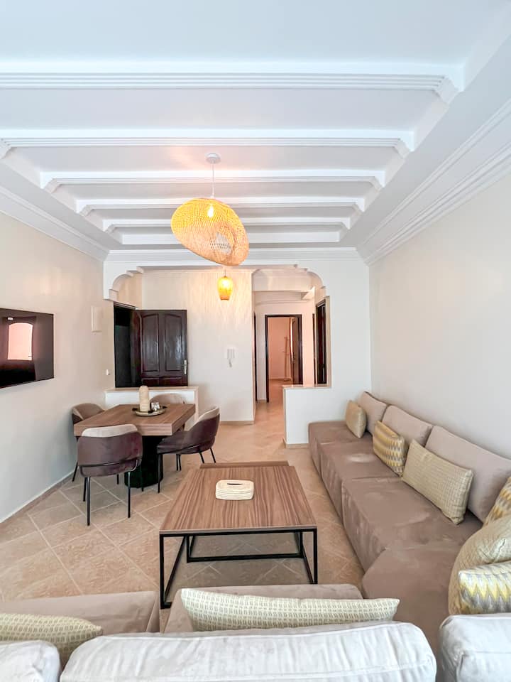 Cosy Appartement Dartamraght A01 Rdc Proche Plage - Taghazout