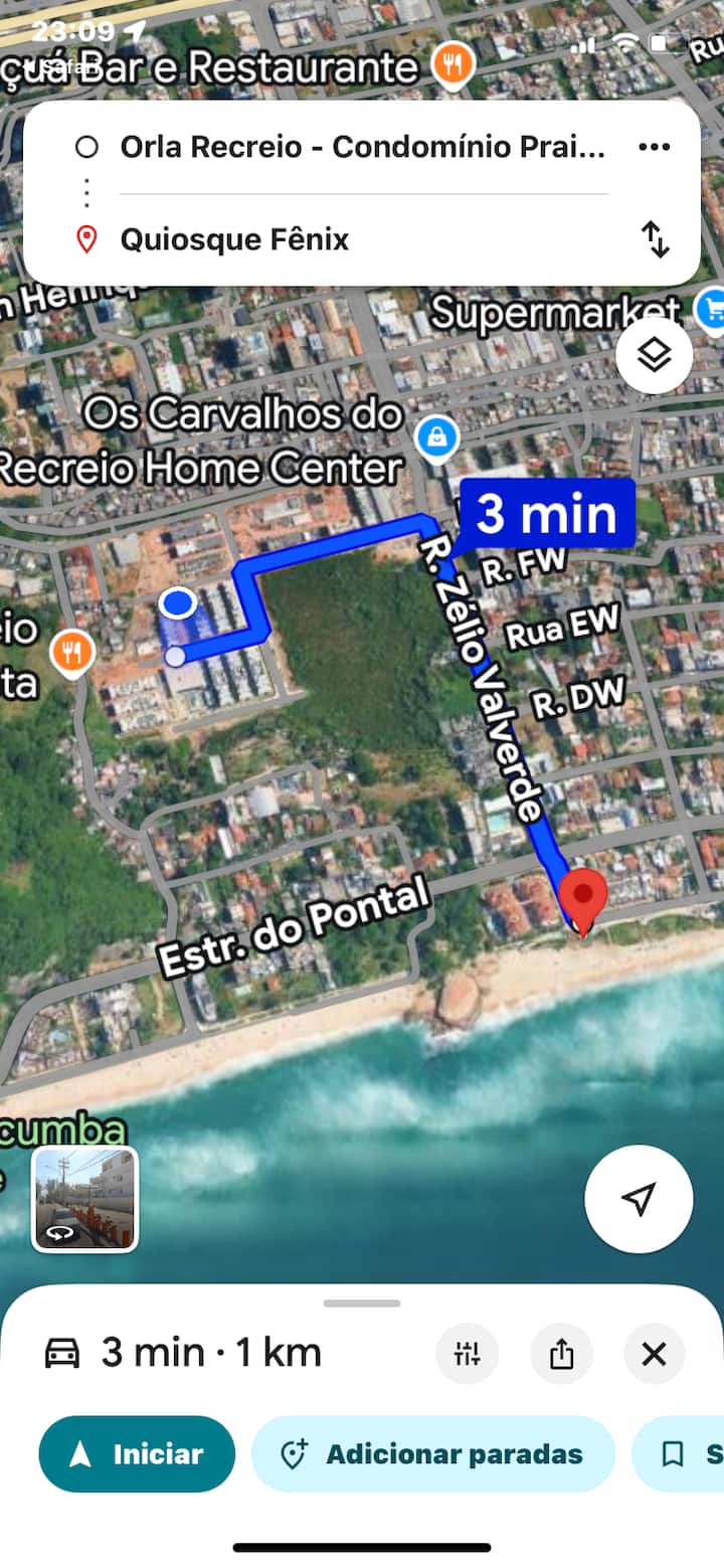 10min A Pé Da Praia, 2 Banheiros, 2 Quartos E Vaga - Recreio dos Bandeirantes