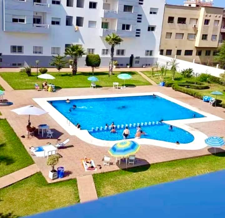 Appartement Avec Piscine | À Deux Pas De La Plage - Mohammédia