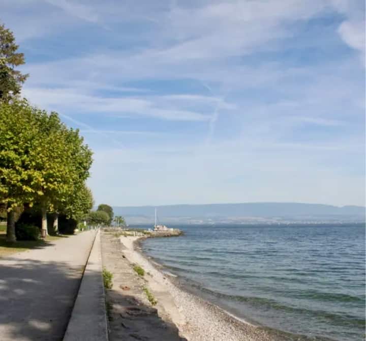 Logement Pied Dans L'eau, Bord Du Léman - Évian-les-Bains