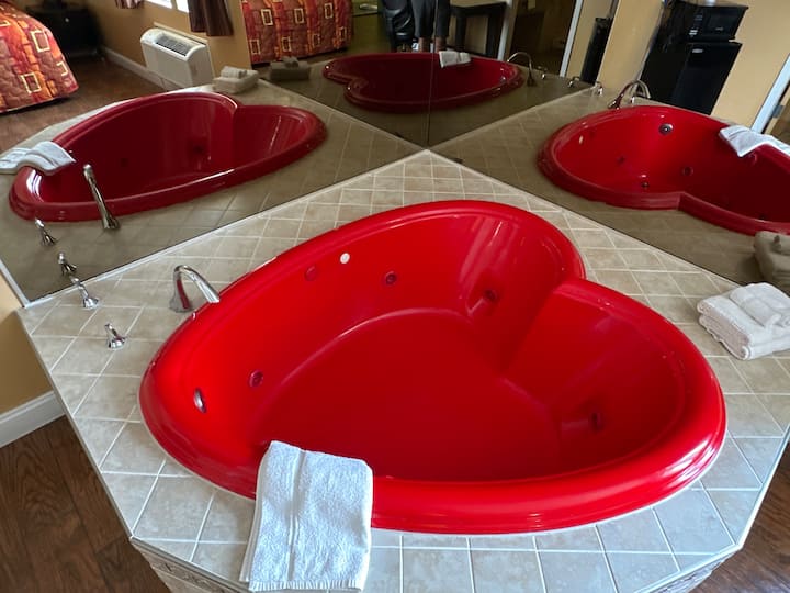 Red Heart Shape Jacuzzi - Seaside Heights, NJ
