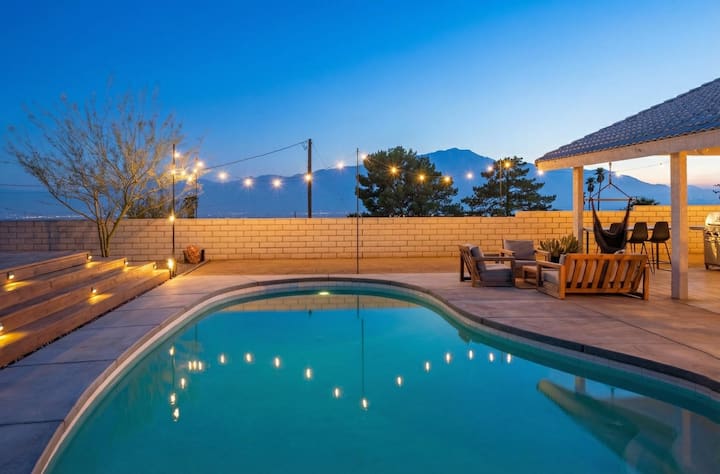 Desert Escape W/ Views, Saltwater Pool & Spa - Desert Hot Springs, CA