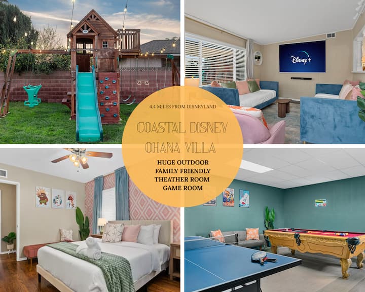 Ohana Villa | Huge Playset, Movie Rm & Game Rm - Buena Park, CA