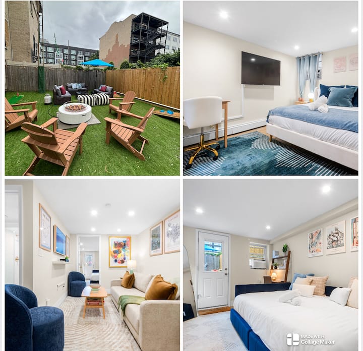 Chic Luxe Retreat Mins Nyc W/ Private Backyard - Hoboken, NJ