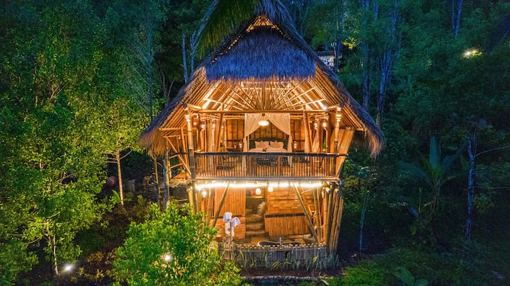 Sidemen Best Hill Bamboo Villa - Klungkung