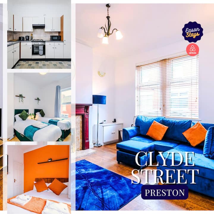 Preston Stay | 3br Home & Parking | City Centre - Preston