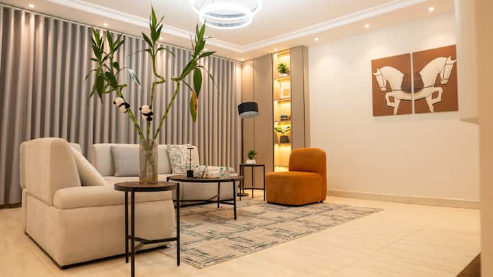 شقة من غرفتين وصاله بتصميم مودرن - Medina, Saudi Arabia