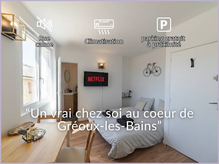 Le P'tit Trian – Studio Vue Dégagée - Gréoux-les-Bains