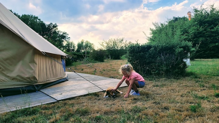 Bohemian Tent Naast Bos - Tessenderlo