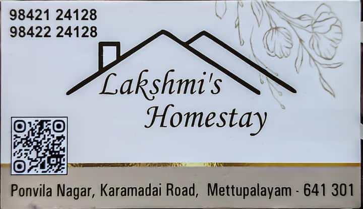 Lakshmi's Homestay
Simple & Safe Stay - Mettupalayam