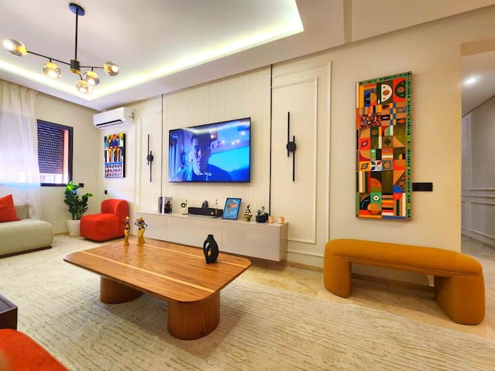 ÉLégant T3 | Terrasse | Piscine | Guéliz - Marrakesh