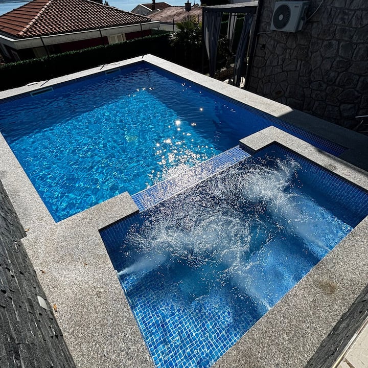 Heated Pool&jacuzzi 4star Flat, Parking, Bbq - Kraljevica