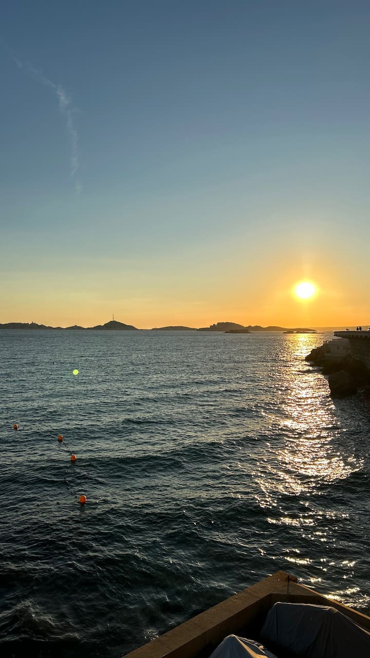 Studio Design Corniche – Vue Notre-dame – Plages - Marseille