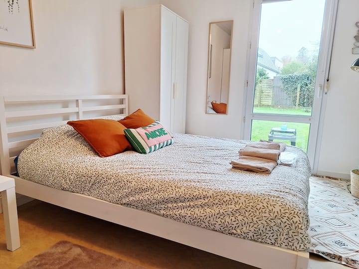 Le Cocon Vert - Studio Et Son Jardinet - Bruz