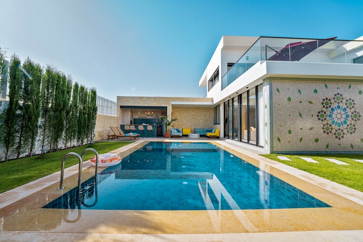 Luxury Villataghazout Heated Pool Large Garden - Taghazout