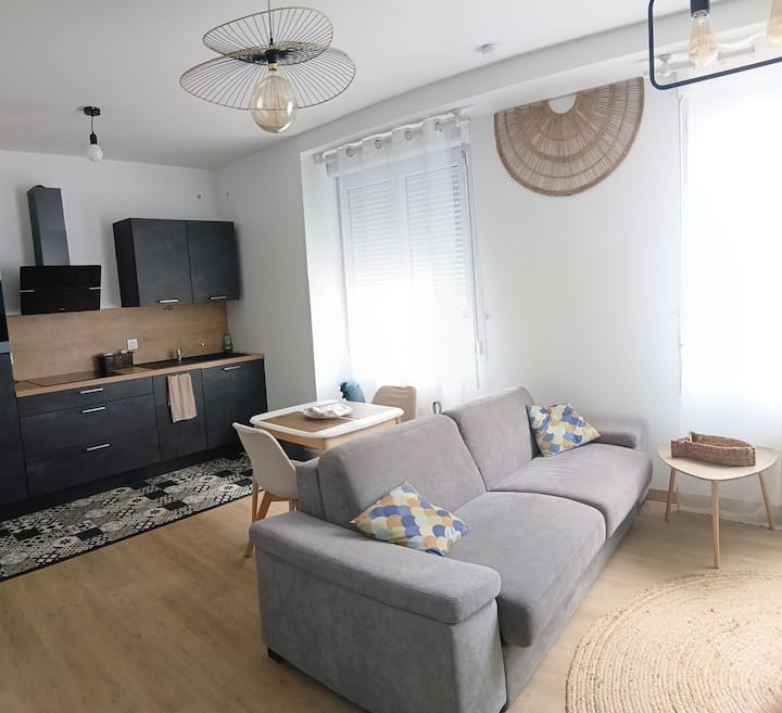 Appartement Coeur De Ville - 8 Mn De La Plage - Locquirec