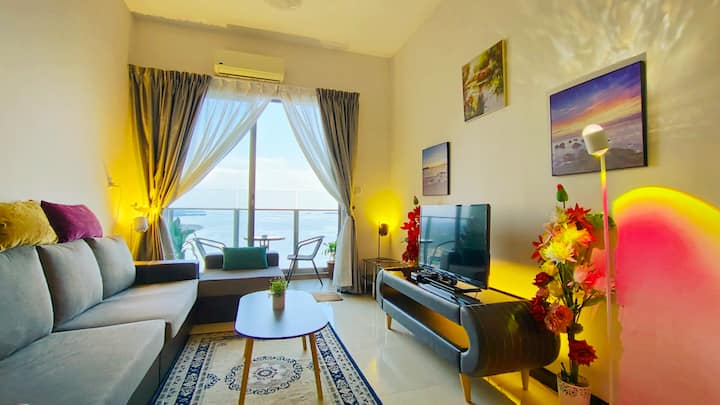 Silverscape Condo, Seaview, Tub 2br,4 Bed,wifi - Malacca
