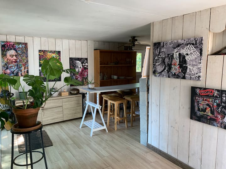 Maison Bois Sur Terrain Arboré - Andernos-les-Bains