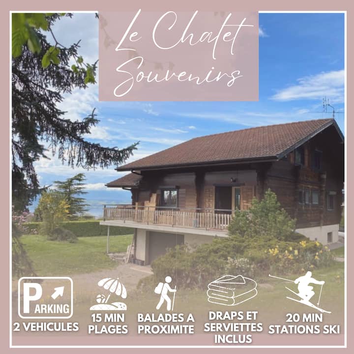 Le Chalet Souvenirs - 20min Stations De Ski & Lac - Thonon-les-Bains