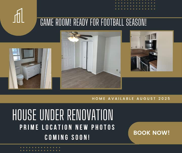 The Heisman House - Game Room - Sleeps 17 - Norman, OK