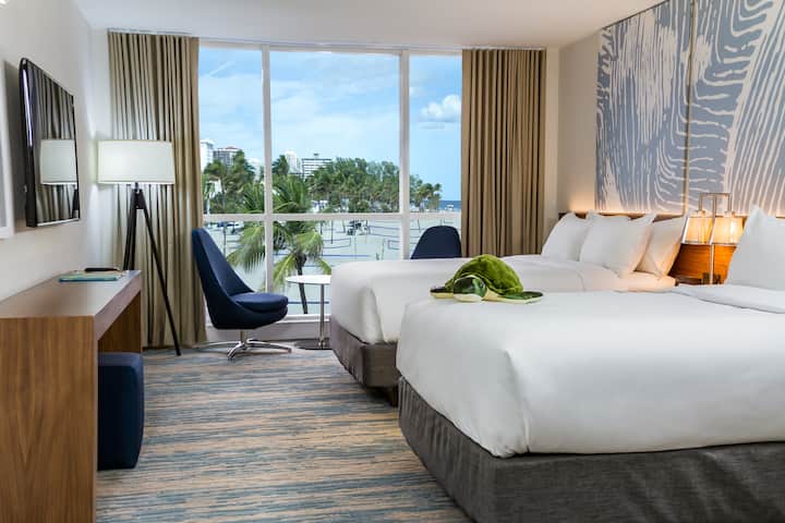3 Rooms With Private Beach Access Near Las Olas - Fort Lauderdale