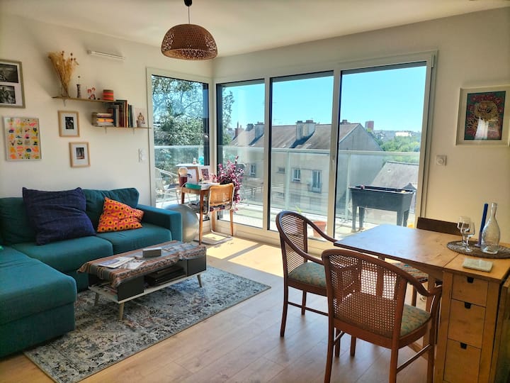 Appartement Cosy Et Lumineux Rennes, Proche Gare - Rennes