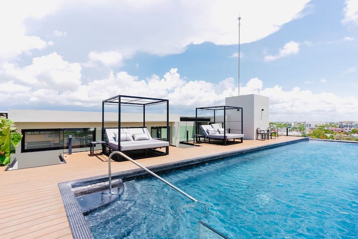 Nuevo Apartamento Cerca De La 5ta Avenida Y El Mar - Riviera Maya