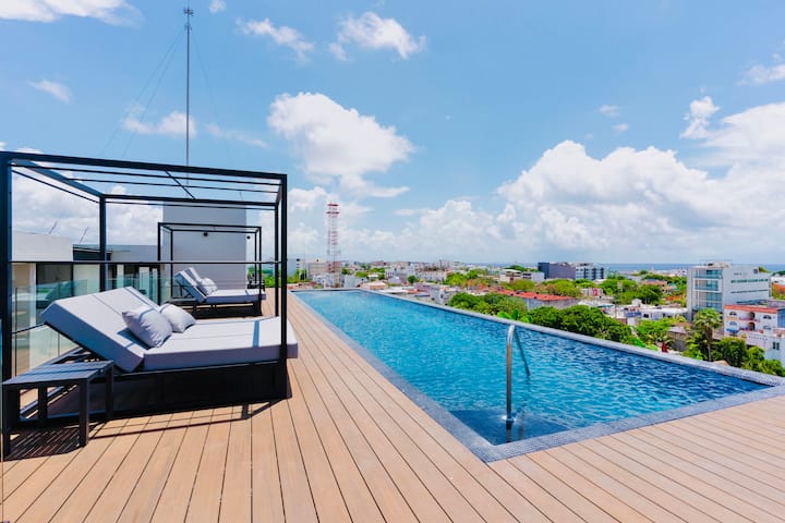 Nuevo Apartamento Cerca De La 5ta Avenida Y El Mar - Playa del Carmen