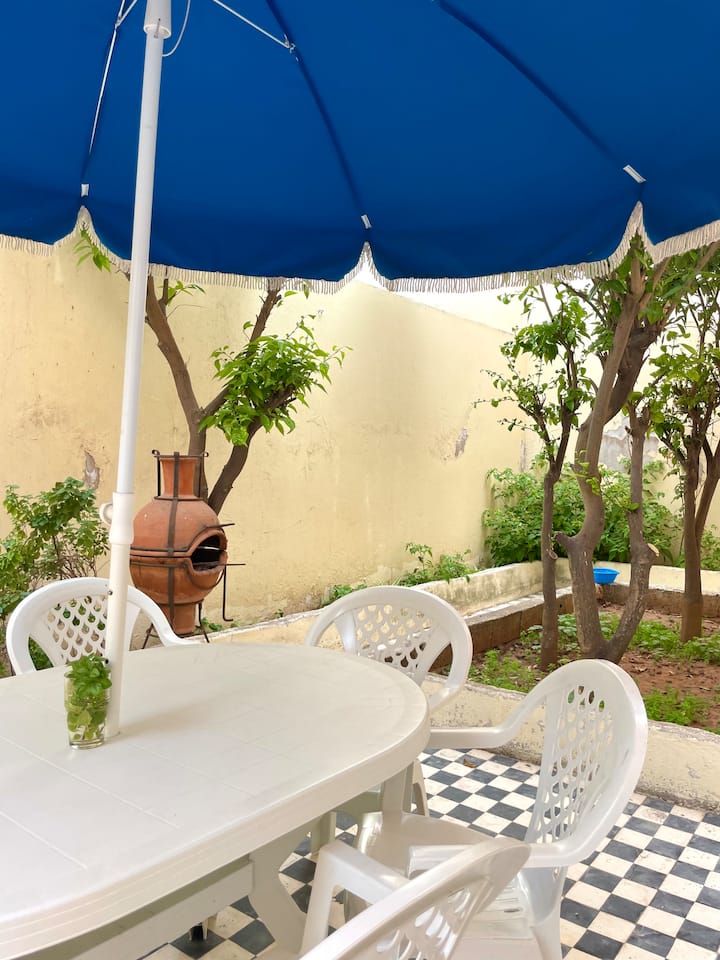 Appartement Spacieux Avec Jardin Calme - Safi