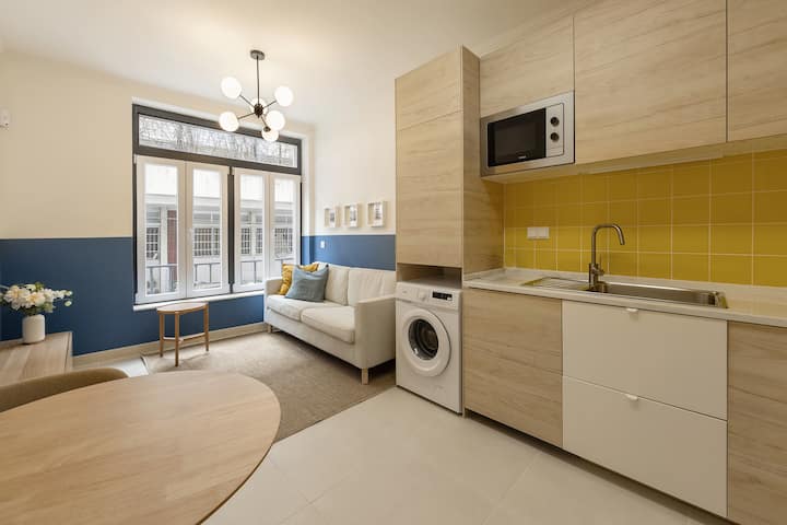 Anjos Design 2-bed Apt • 2 Min Metro • Chic & Cool - Lissabon
