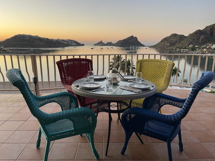 Luxury Bay-view Penthouse · Pool · Starlink · Bbq - San Carlos Nuevo Guaymas