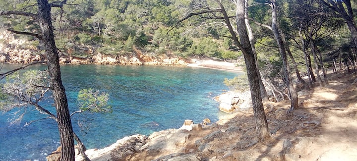 T3 Quart. Résidentiel à 6 Mn De La Mer Avec Jardin - Bandol