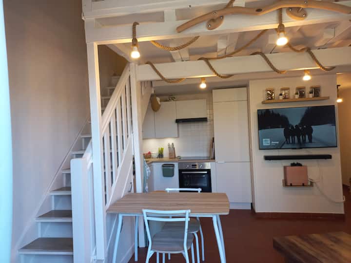 Duplex T2 50m2 Marseillan Etang Thau Terrasse Clim - Marseillan