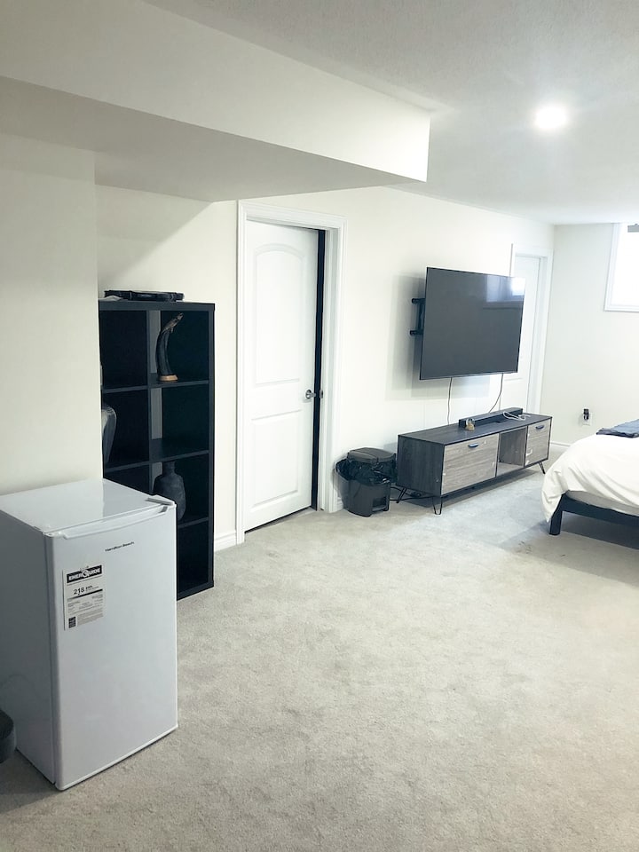 King Bed, Priv. Bath+workspace, 15min To Downtown - Ottawa