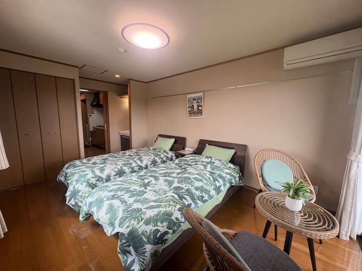 1ベッドルームアパートメント・バルコニー付き - Mount Fuji