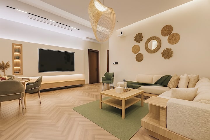 Luxury Hotel-style Apartment /1br /Kitchen /85" Tv - Jeddah