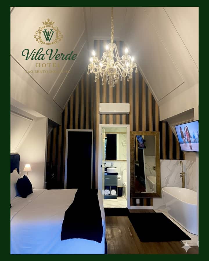 Chalé Luxo Romântico | Bosque E Pet Friendly - São Bento do Sul