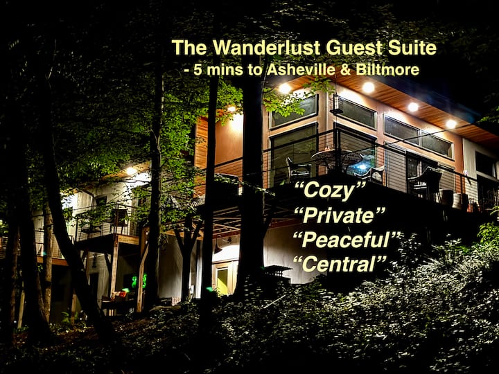 Hilly Forest Suite - 5 Mins To Biltmore & Downtown - Asheville, NC
