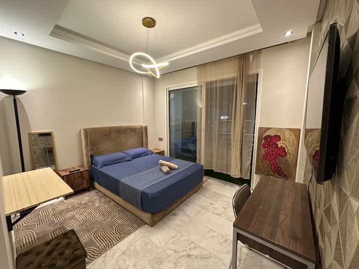 Studio Vue Stade & Mer 5 Min Stade Moulay Abdellah - Rabat