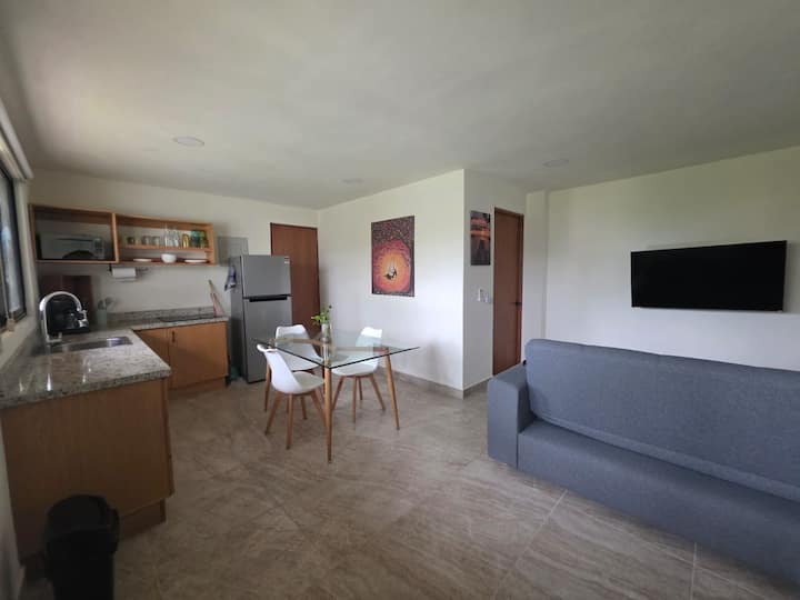 Departamento 102 Cerca De Laguna | 6 Personas - Bacalar